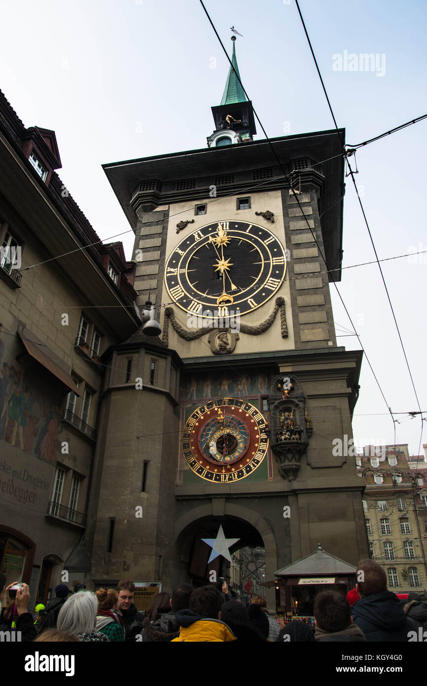 Bern's Zytglogge, the astronomical clock and gate tower Stock Photo - Alamy
