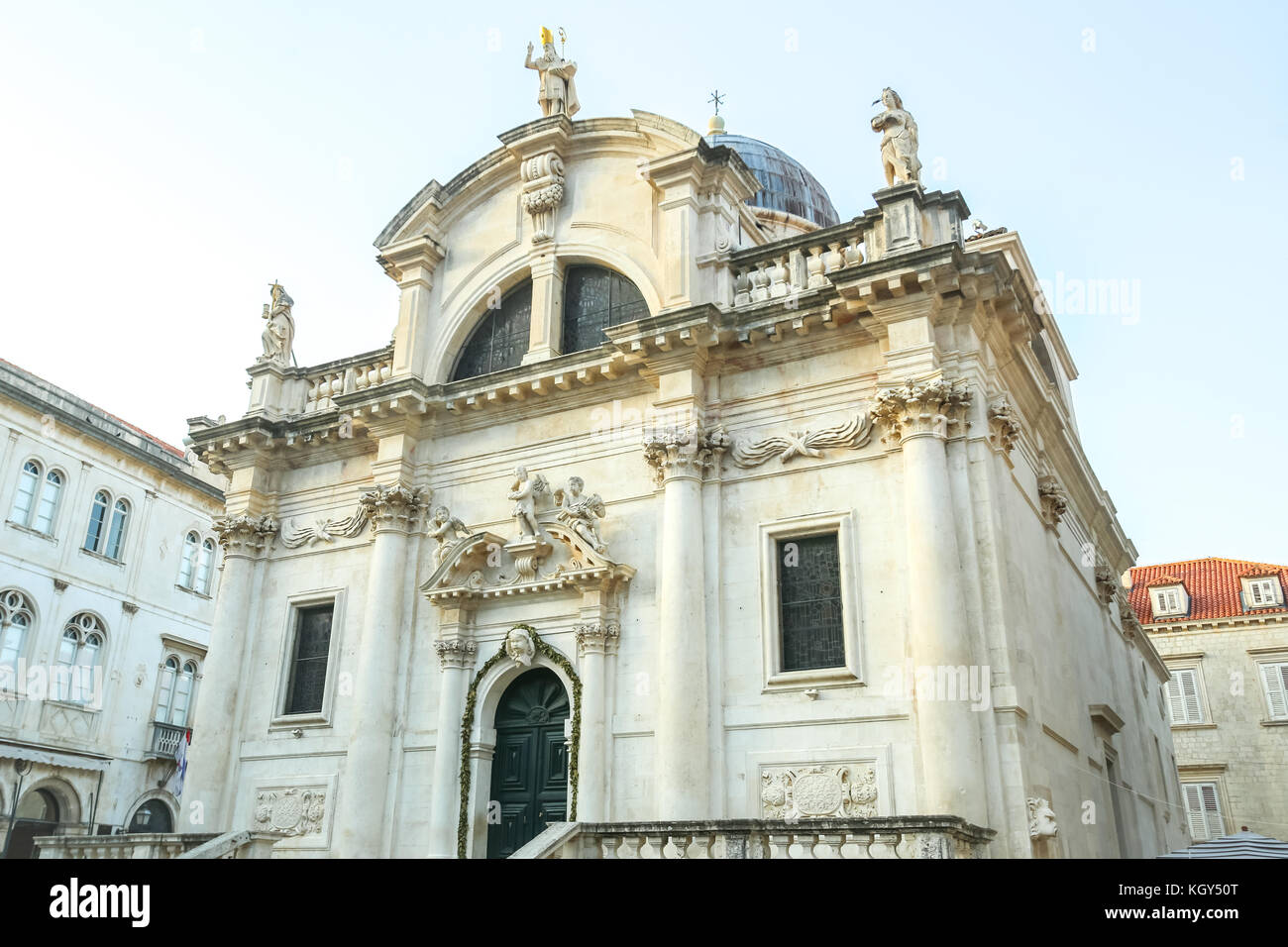 The Church of Saint Vlaho in Dubrovnik, Croatia Stock Photo - Alamy