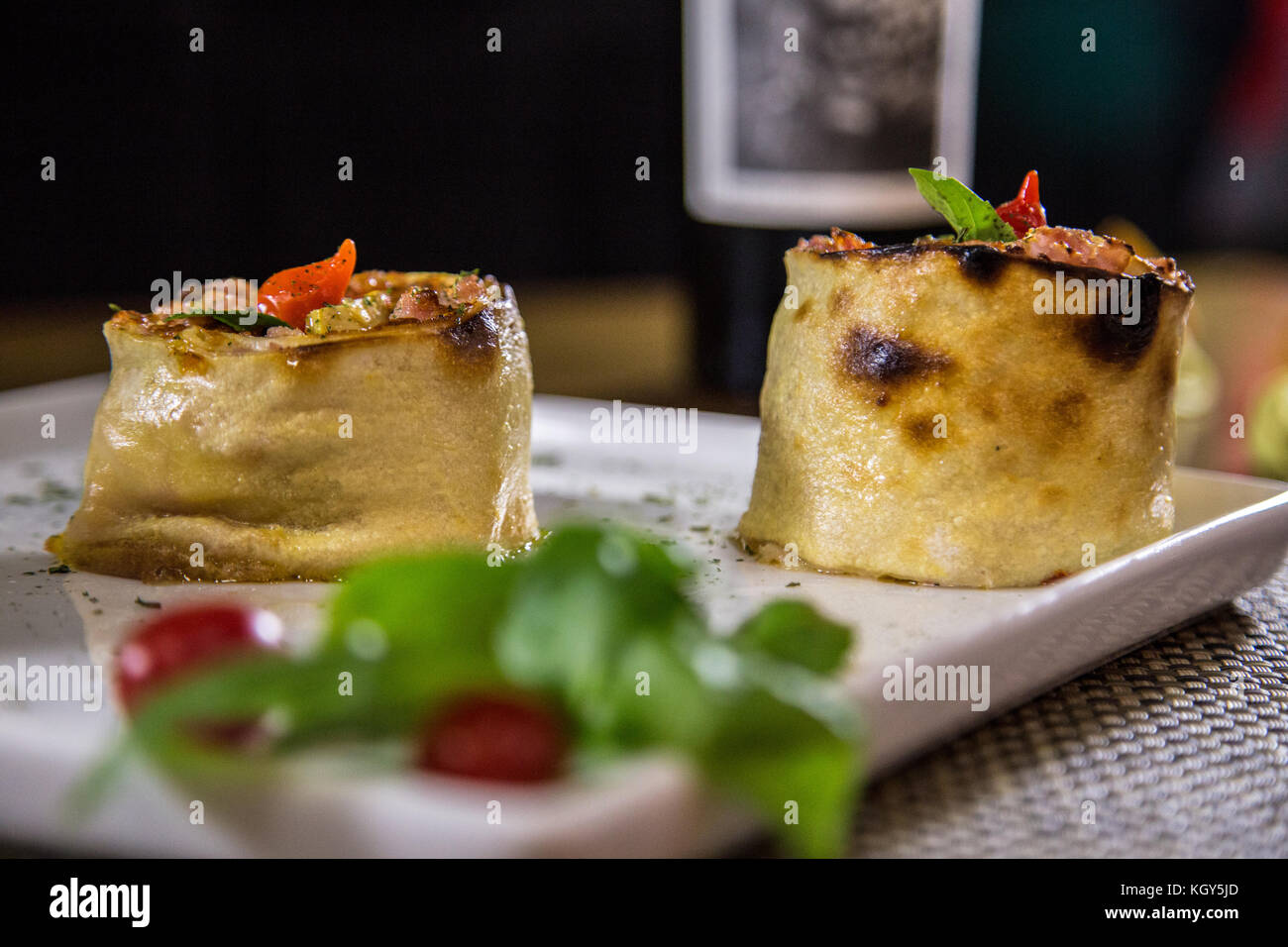 Rondelli pasta brazilian food Stock Photo - Alamy