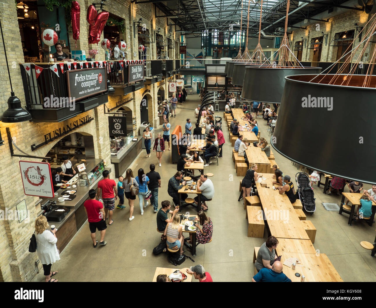 Canada mall food court hi-res stock photography and images - Alamy