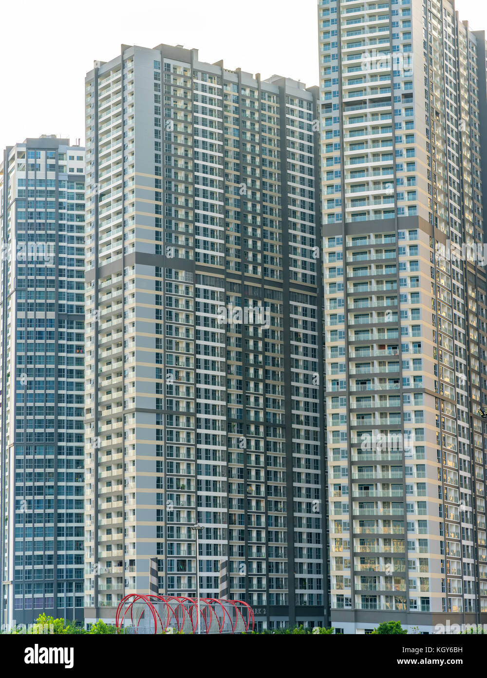 Panoramic skyscrapers at sunset with sky impressive in apartment ...