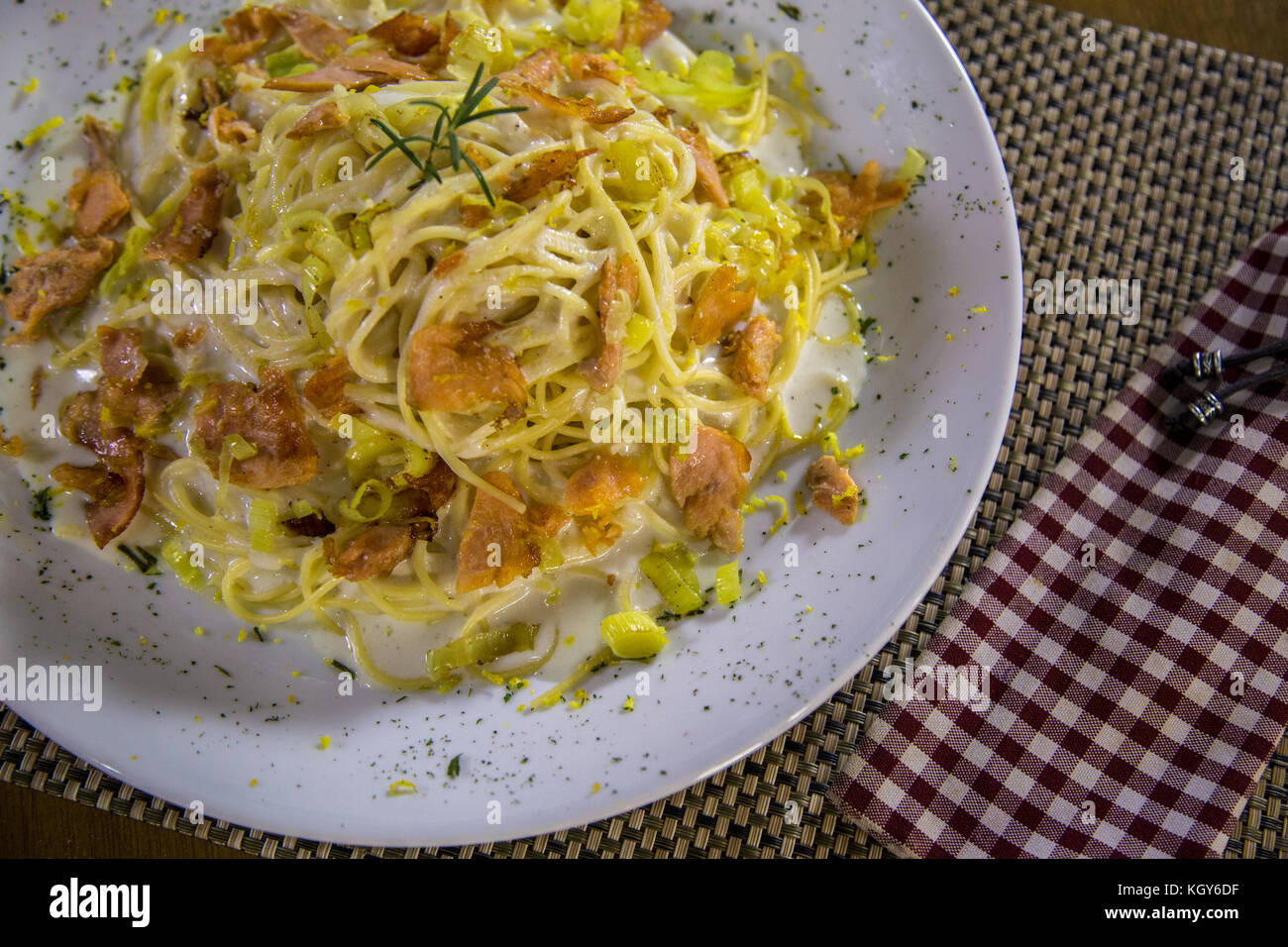 pasta brazilian food gourmet Stock Photo - Alamy