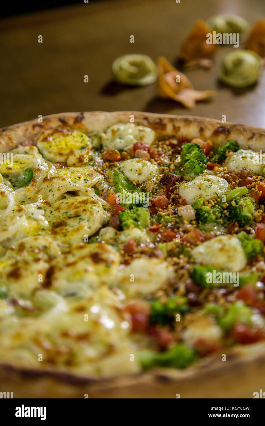 pizza brazilian food cuisine Stock Photo - Alamy