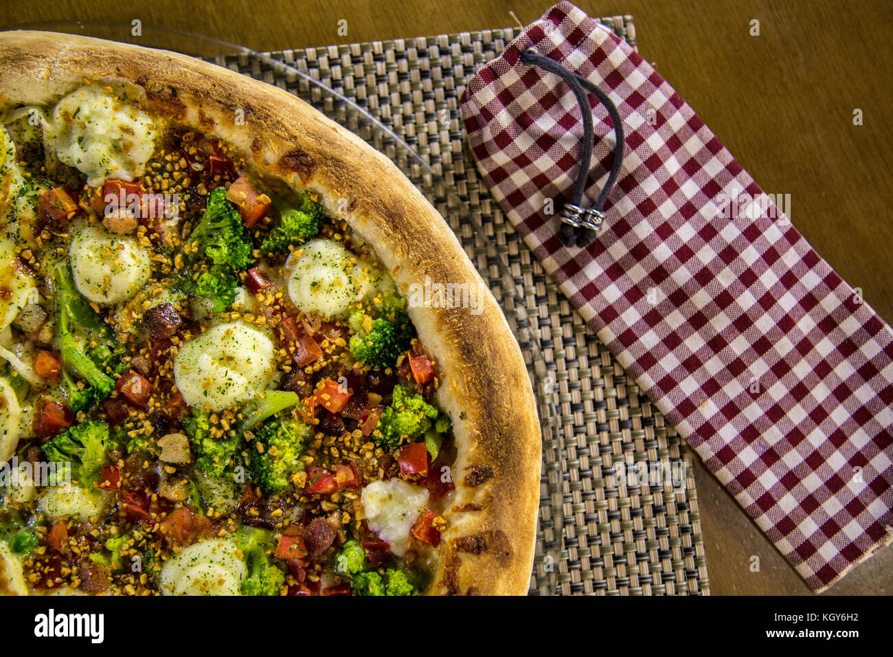 pizza brazilian food cuisine Stock Photo - Alamy