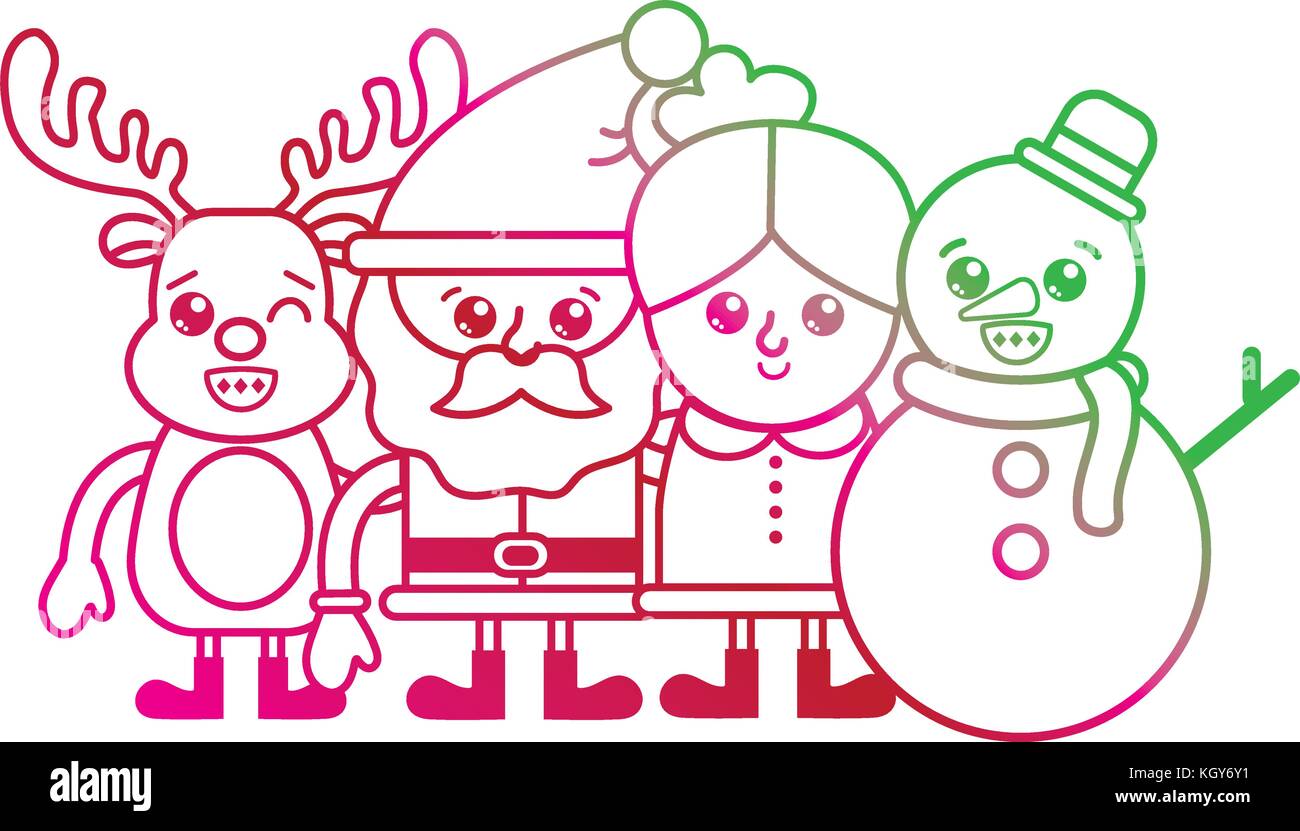 Isolated christmas cartoons design Stock Vector Image & Art - Alamy