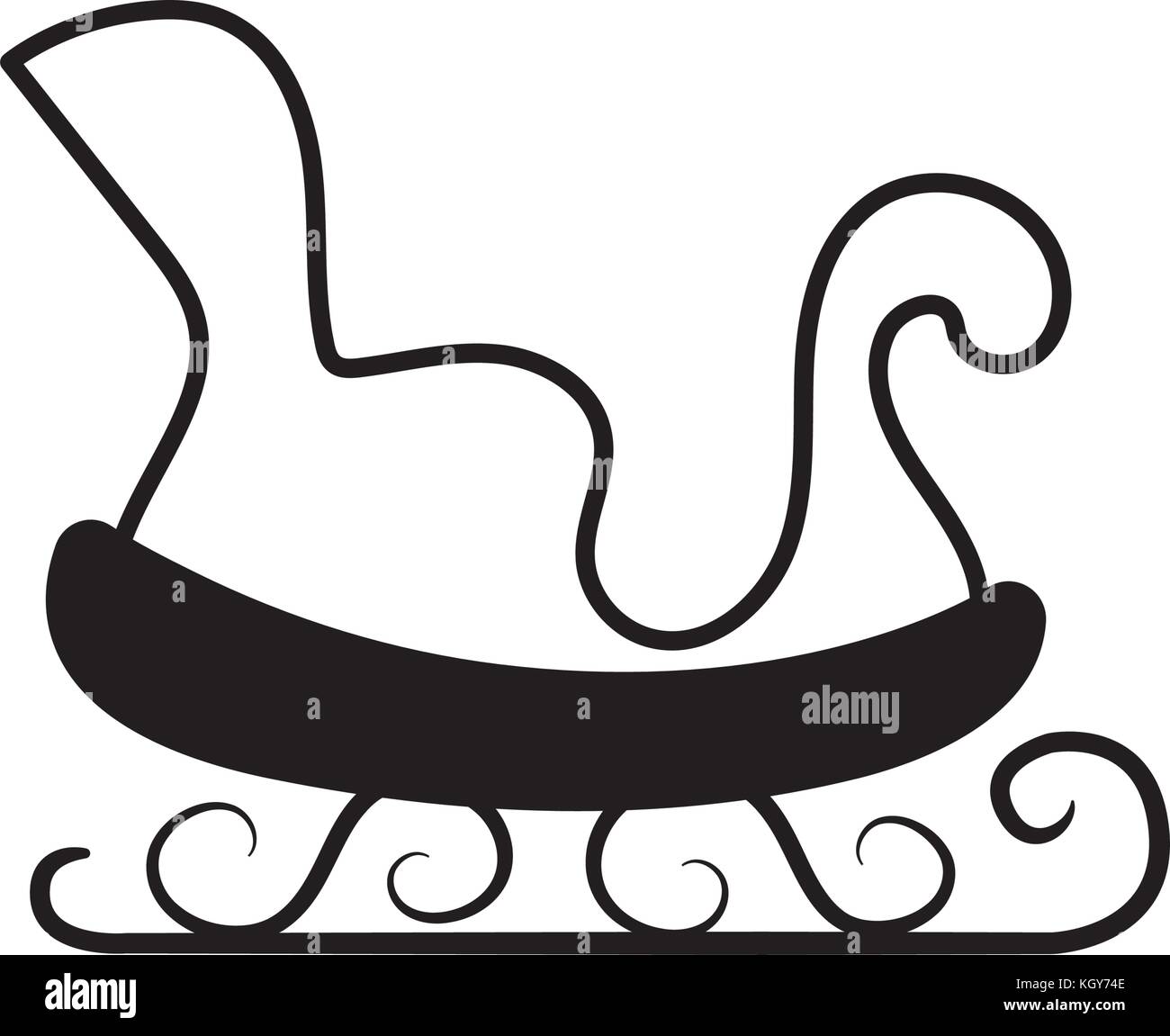 Isolated sled design Stock Vector Image & Art - Alamy