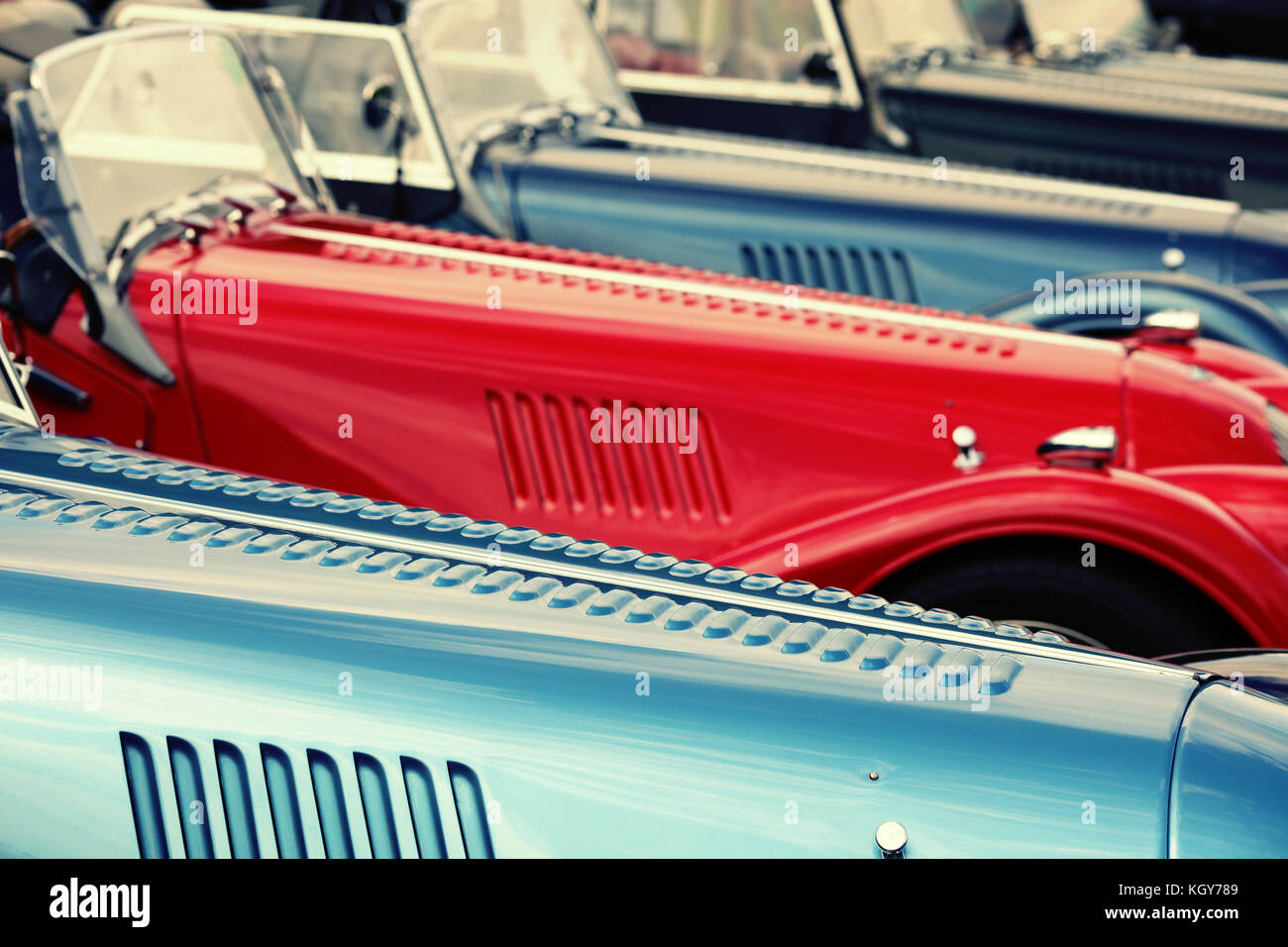 Classic red cabriolet hi-res stock photography and images - Alamy