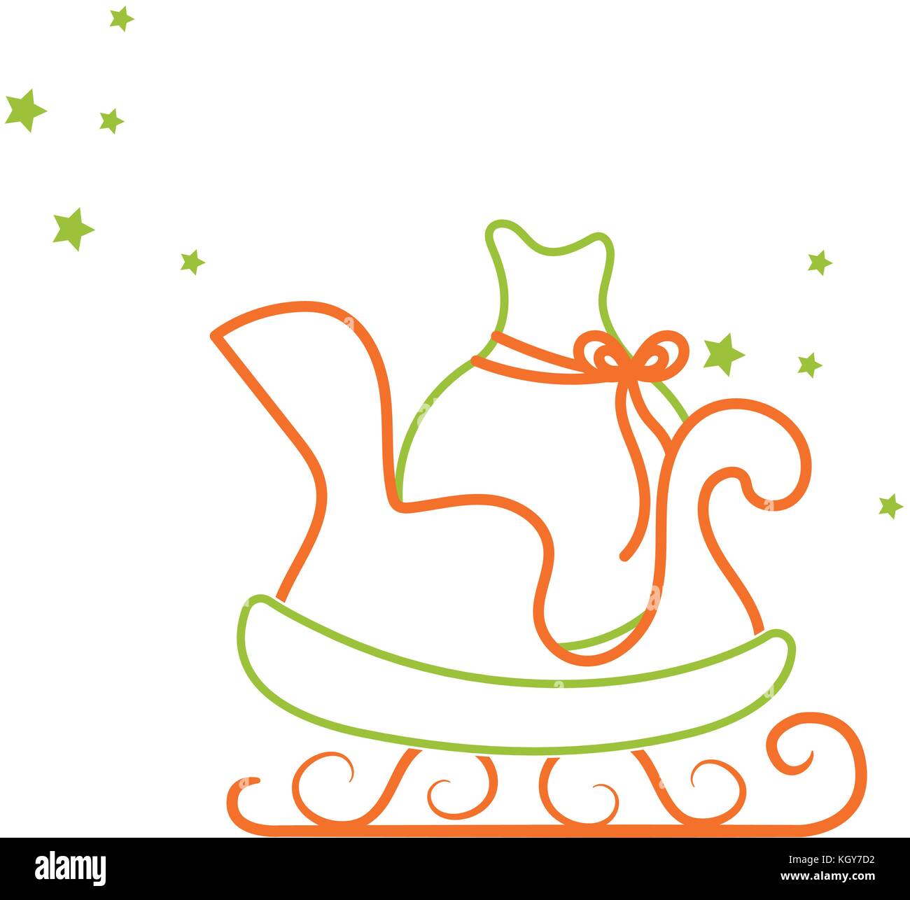 Isolated sled design Stock Vector Image & Art - Alamy