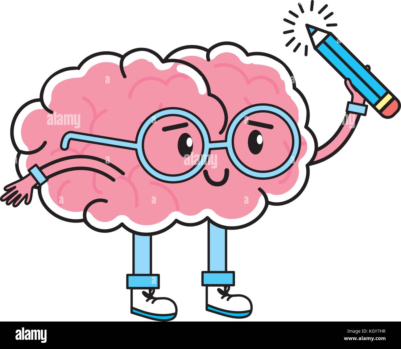 Brain cartoon design Stock Vector Image & Art - Alamy