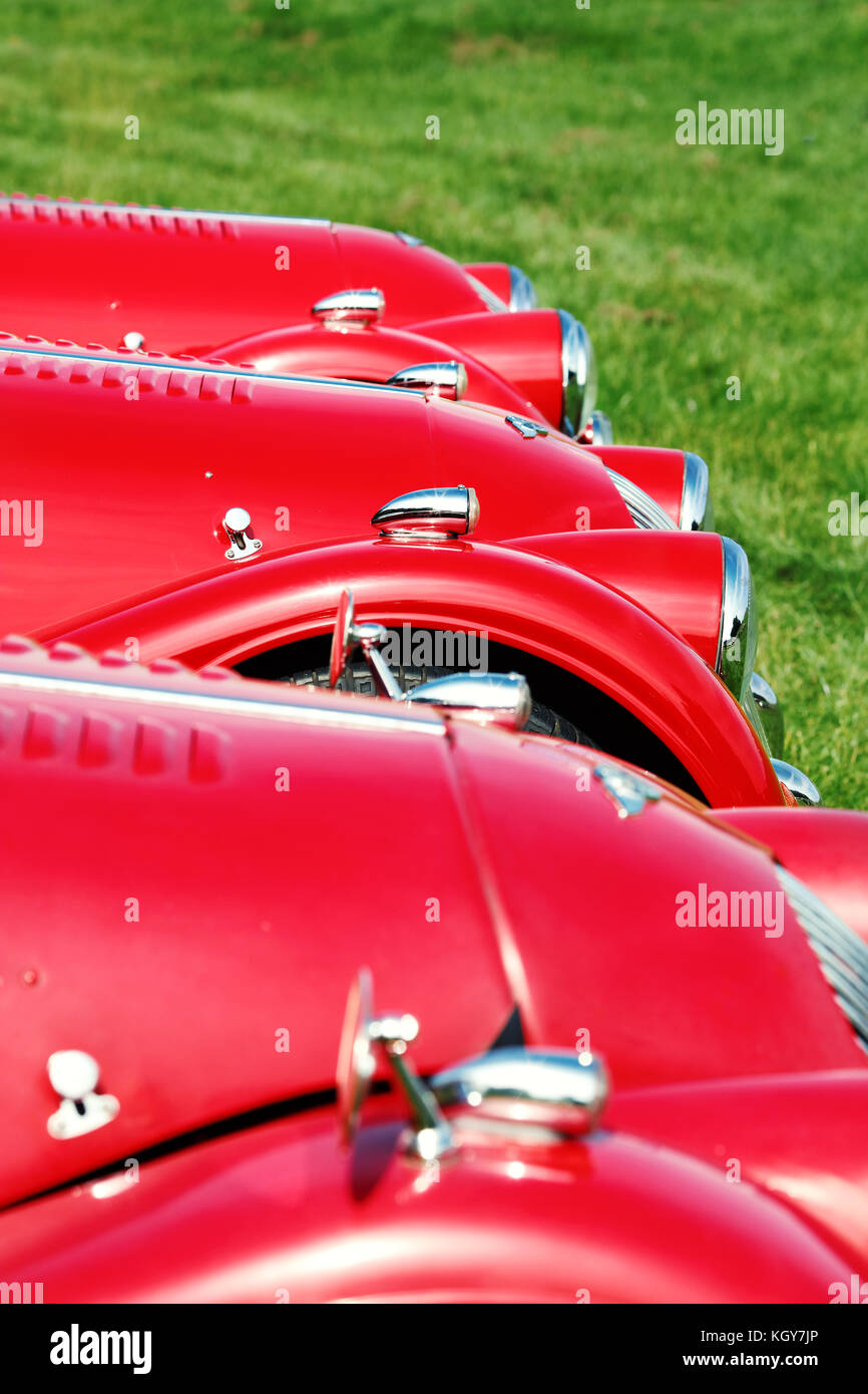 Red Classic Cars High Resolution Stock Photography and Images - Alamy