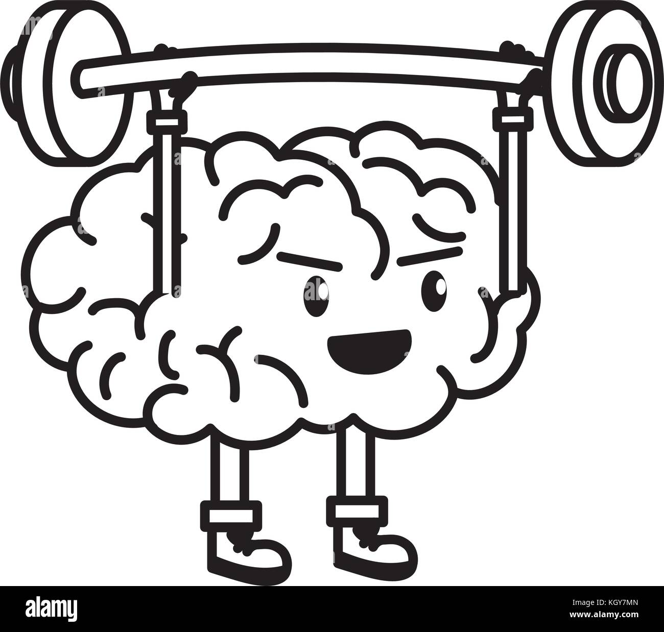 Brain cartoon design Stock Vector Image & Art - Alamy