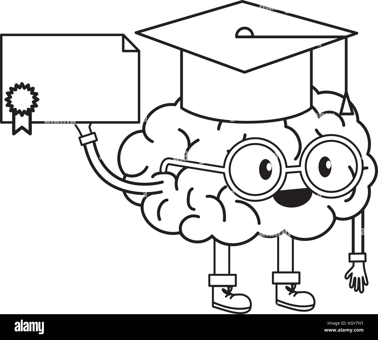 Brain cartoon design Stock Vector Image & Art - Alamy