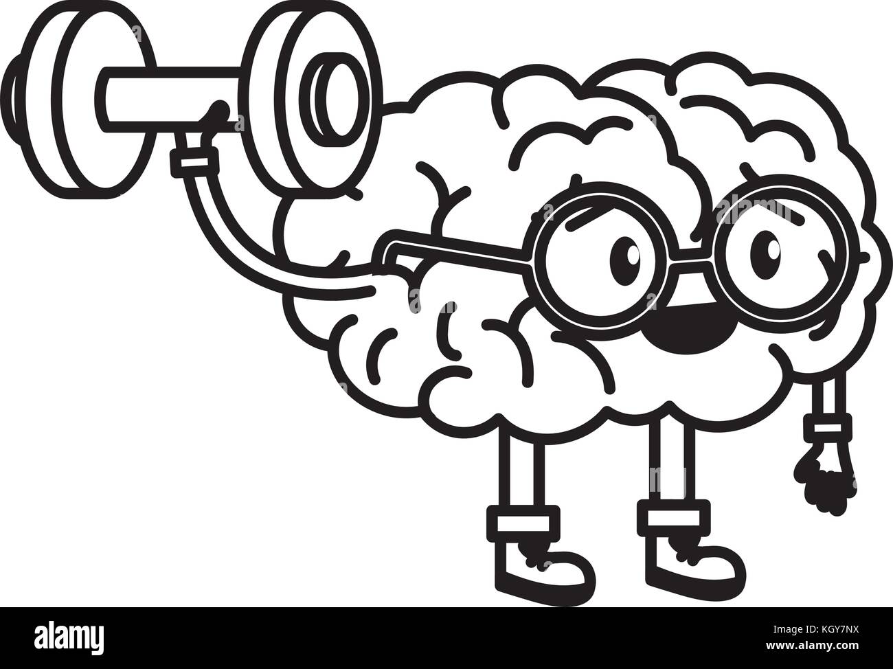 Brain cartoon design Stock Vector Image & Art - Alamy