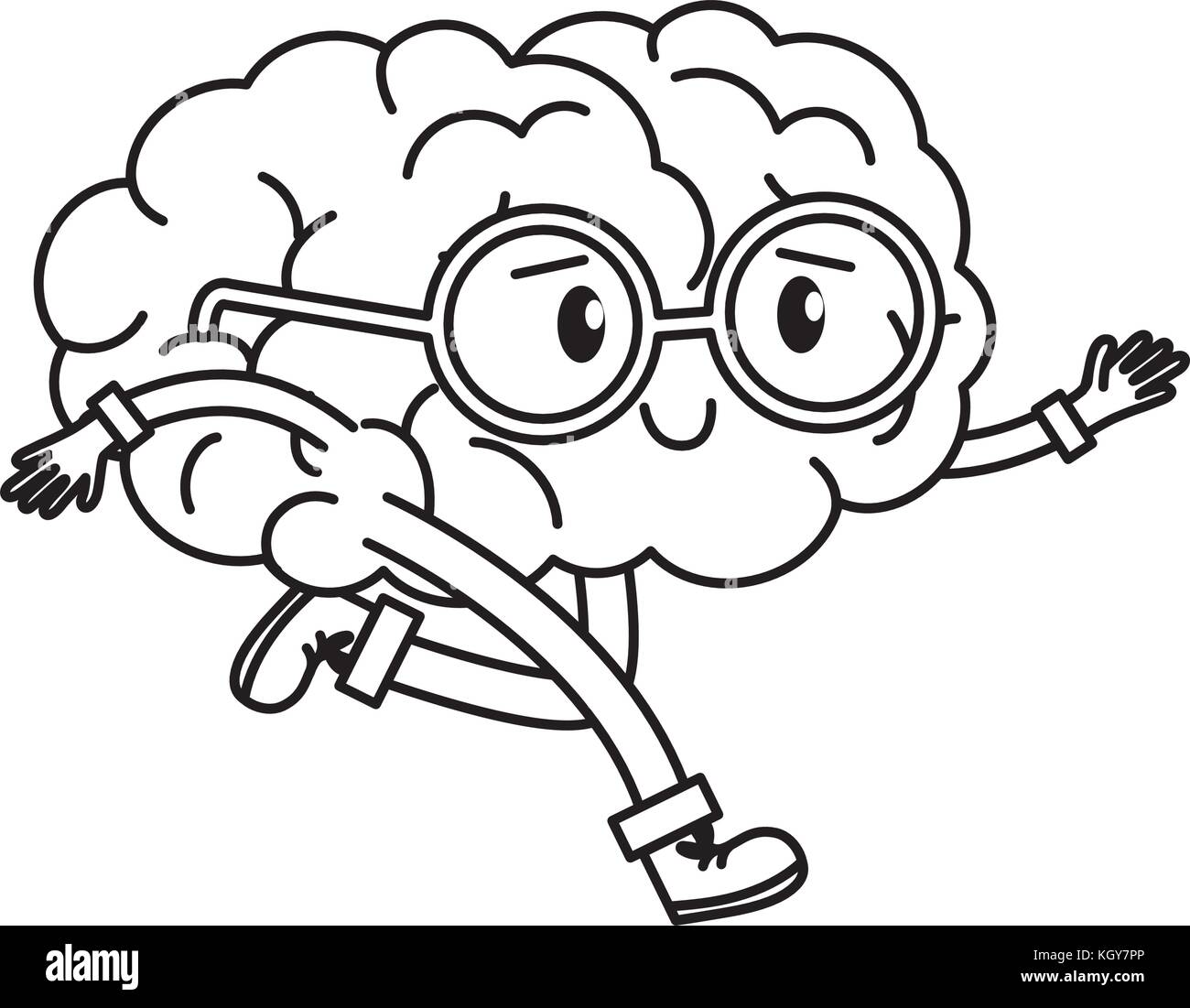 Brain cartoon design Stock Vector Image & Art - Alamy