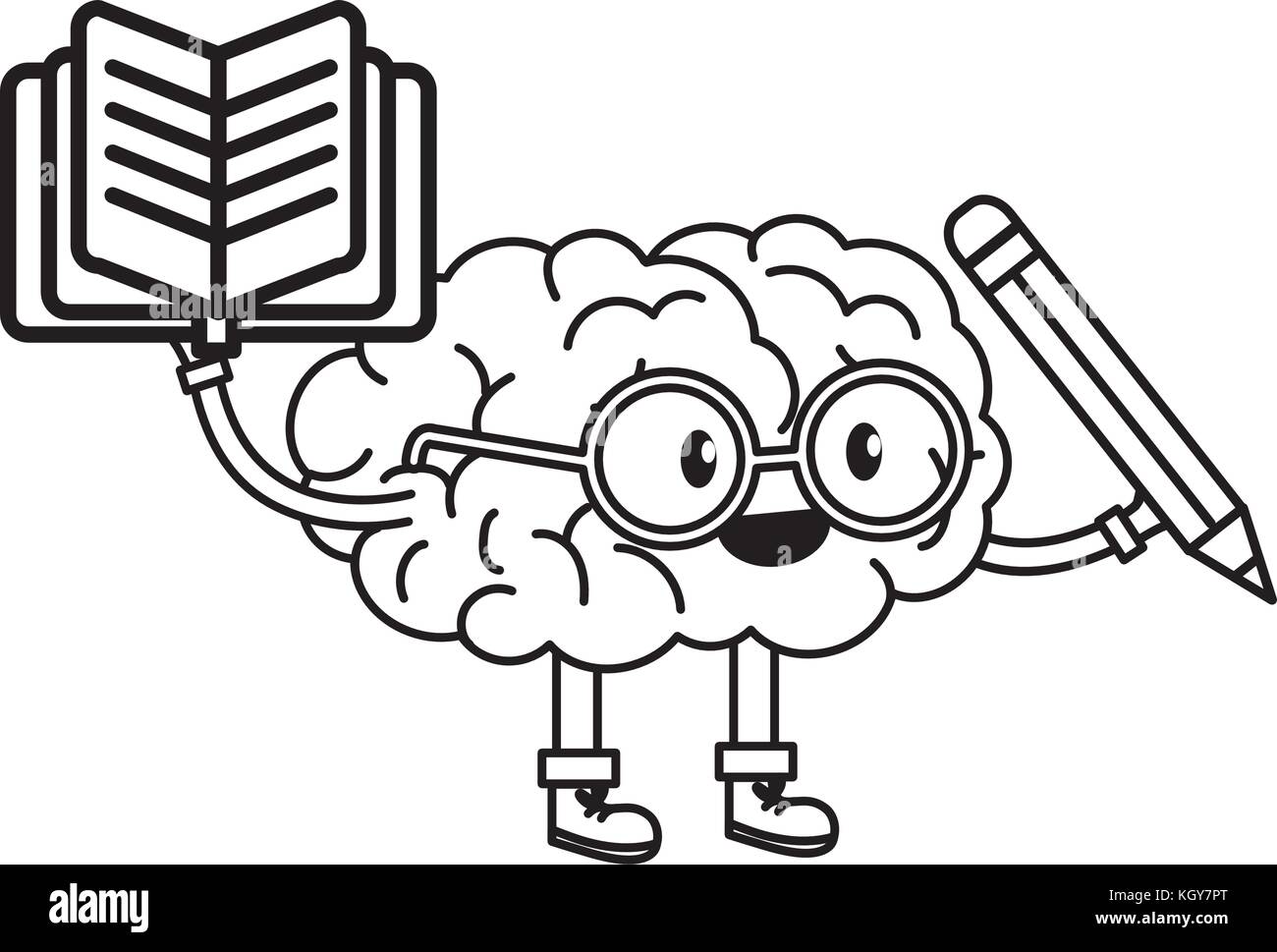 Brain cartoon design Stock Vector Image & Art - Alamy