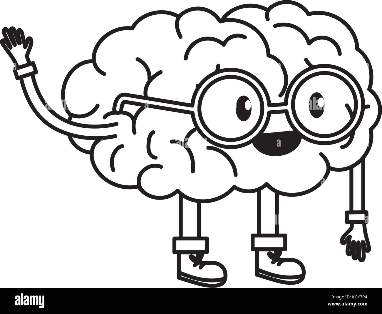 Brain cartoon design Stock Vector Image & Art - Alamy