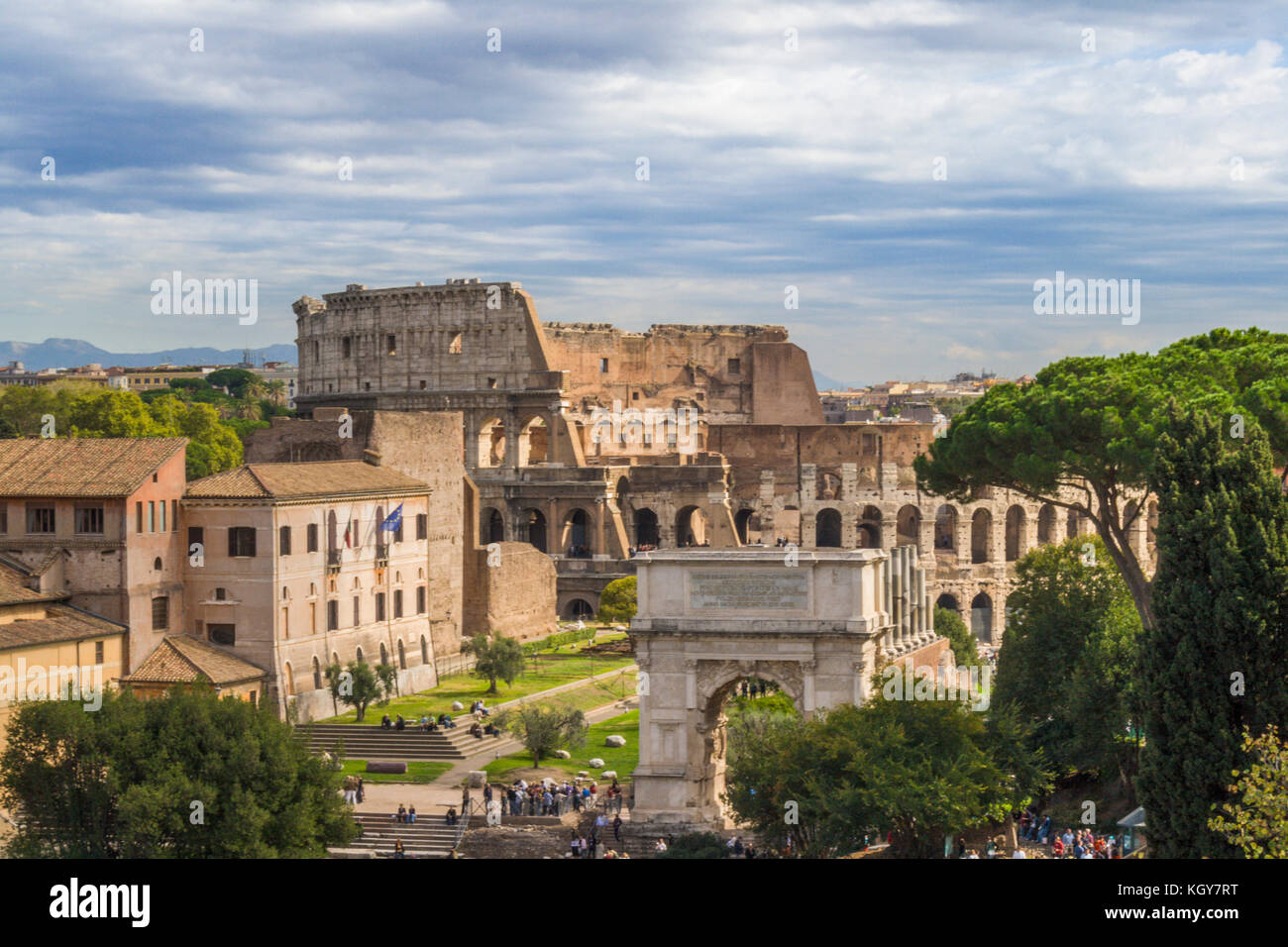 Great Colosseum, Rome, Italy Stock Photo - Alamy