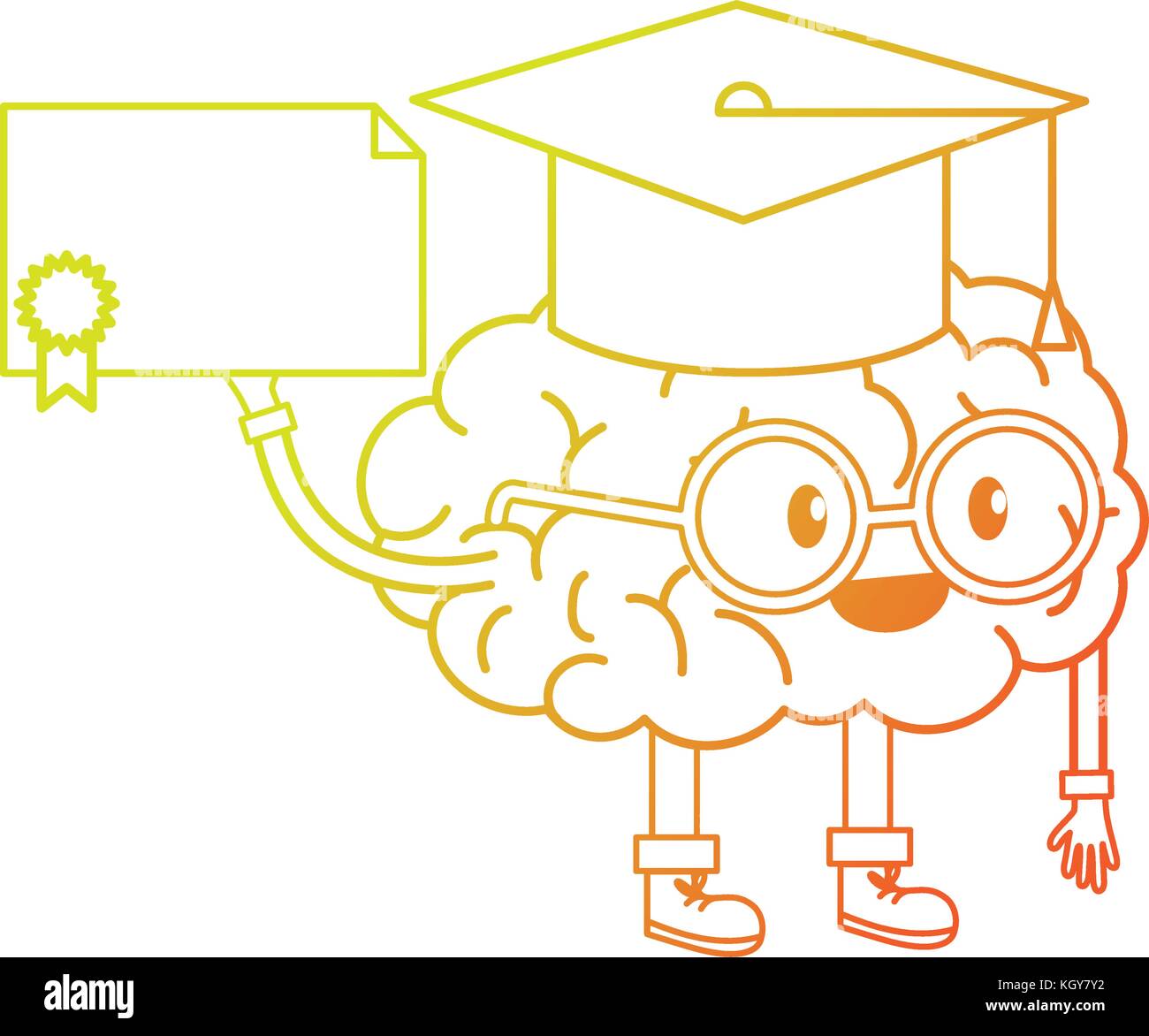 Brain cartoon design Stock Vector Image & Art - Alamy