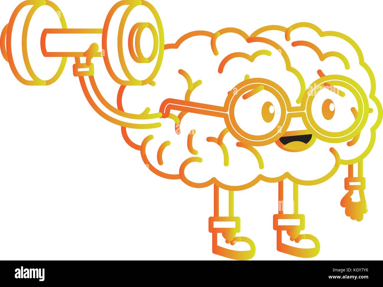 Brain cartoon design Stock Vector Image & Art - Alamy