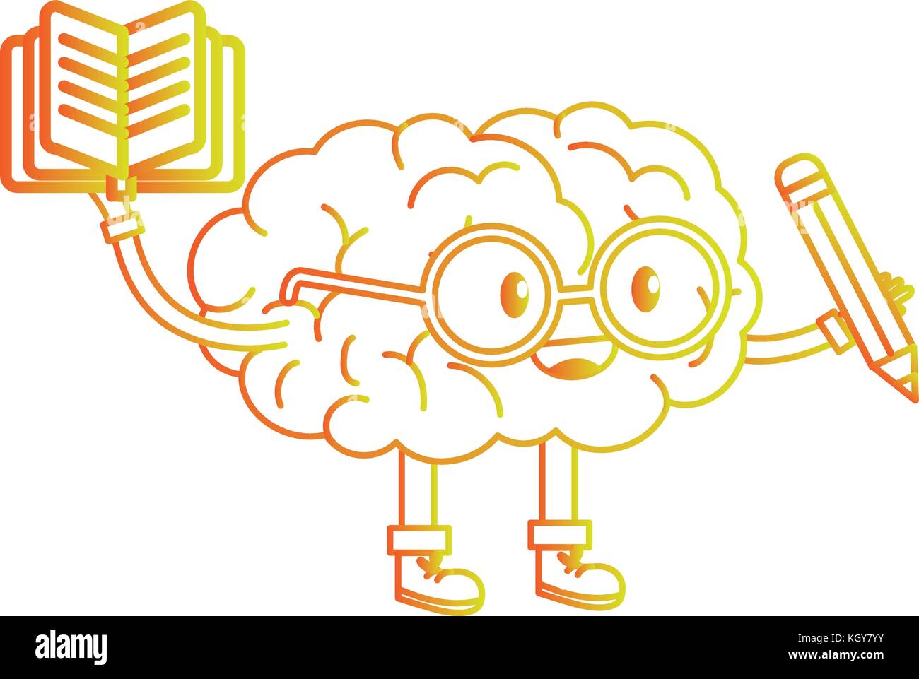 Brain cartoon design Stock Vector Image & Art - Alamy