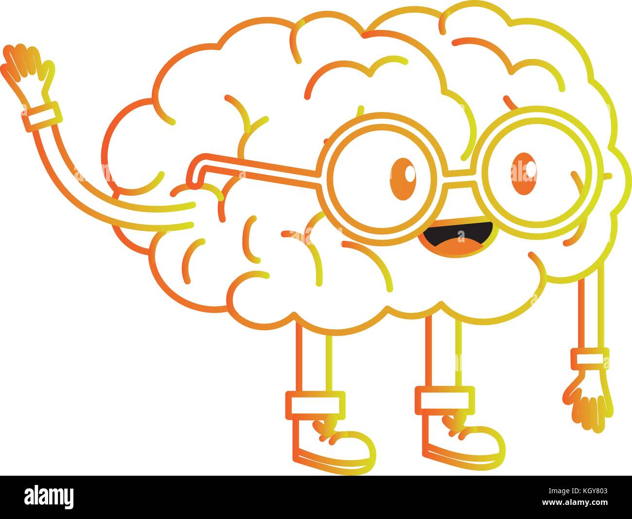 Brain cartoon design Stock Vector Image & Art - Alamy