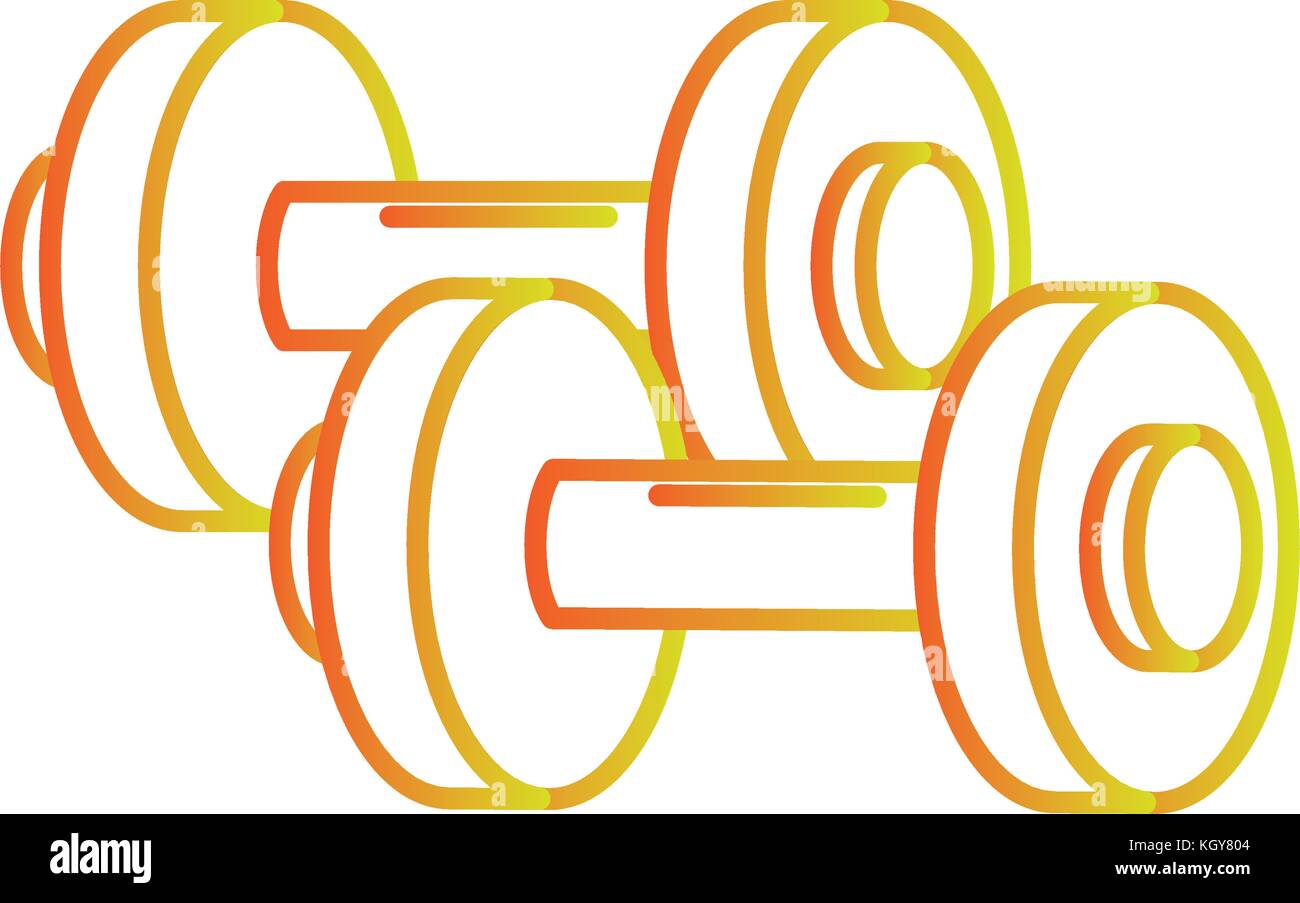 Isolated metal weight design Stock Vector Image & Art - Alamy