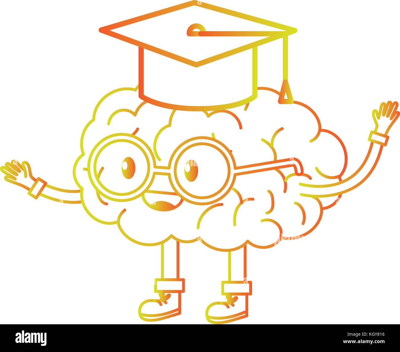 Brain cartoon design Stock Vector Image & Art - Alamy