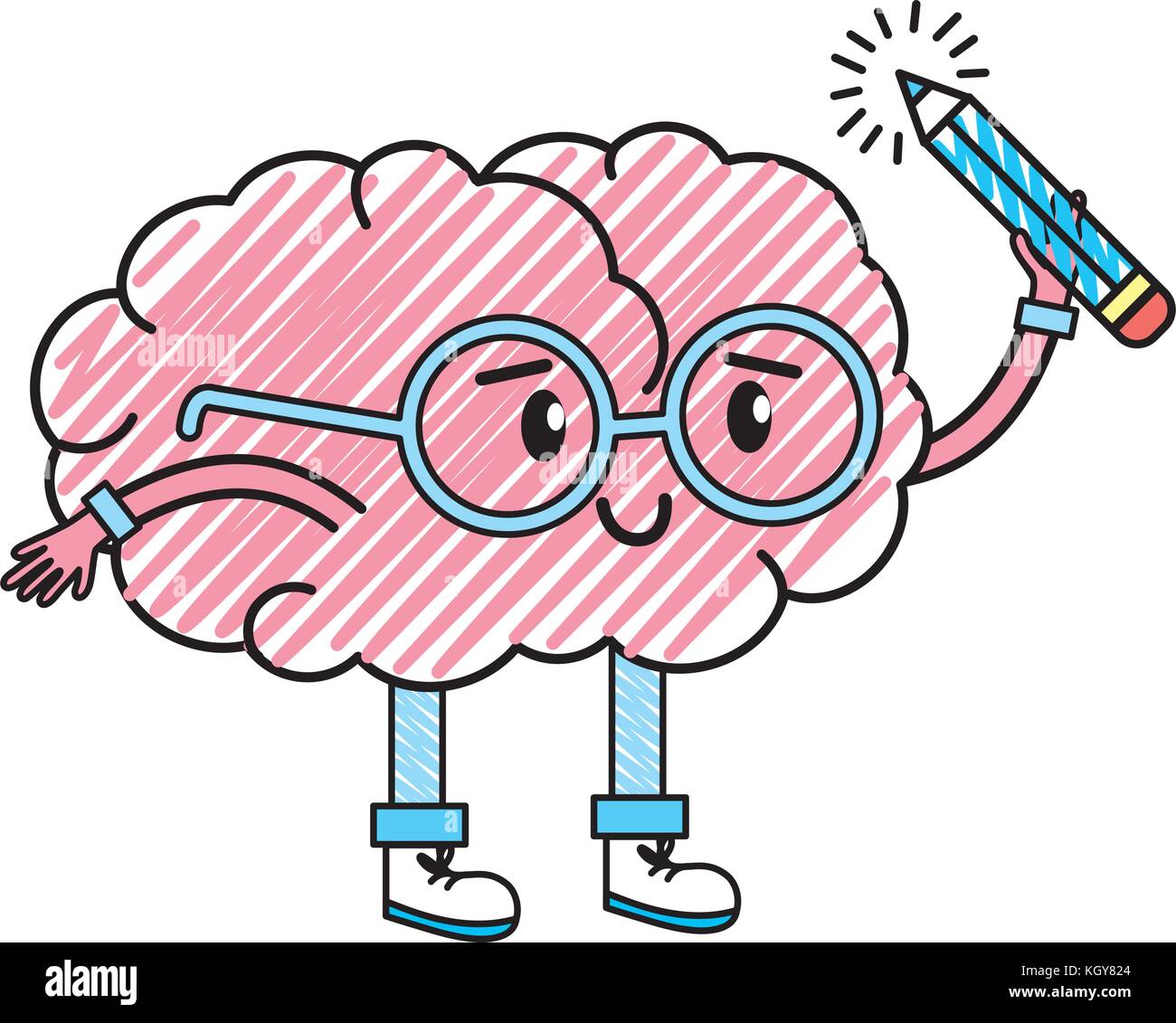 Brain cartoon design Stock Vector Image & Art - Alamy