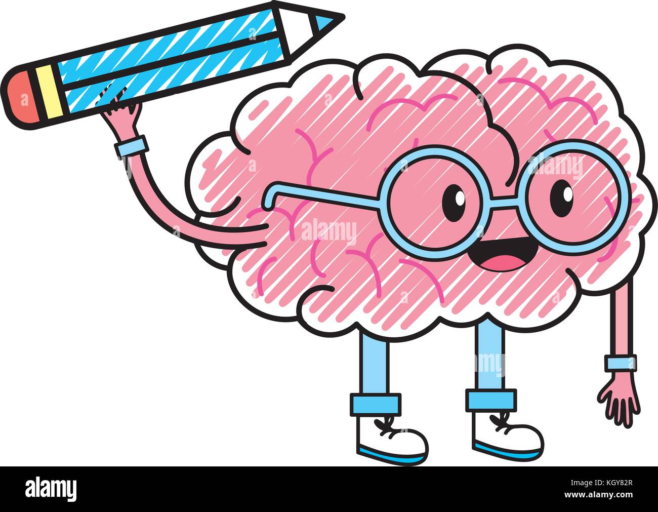 Brain cartoon design Stock Vector Image & Art - Alamy