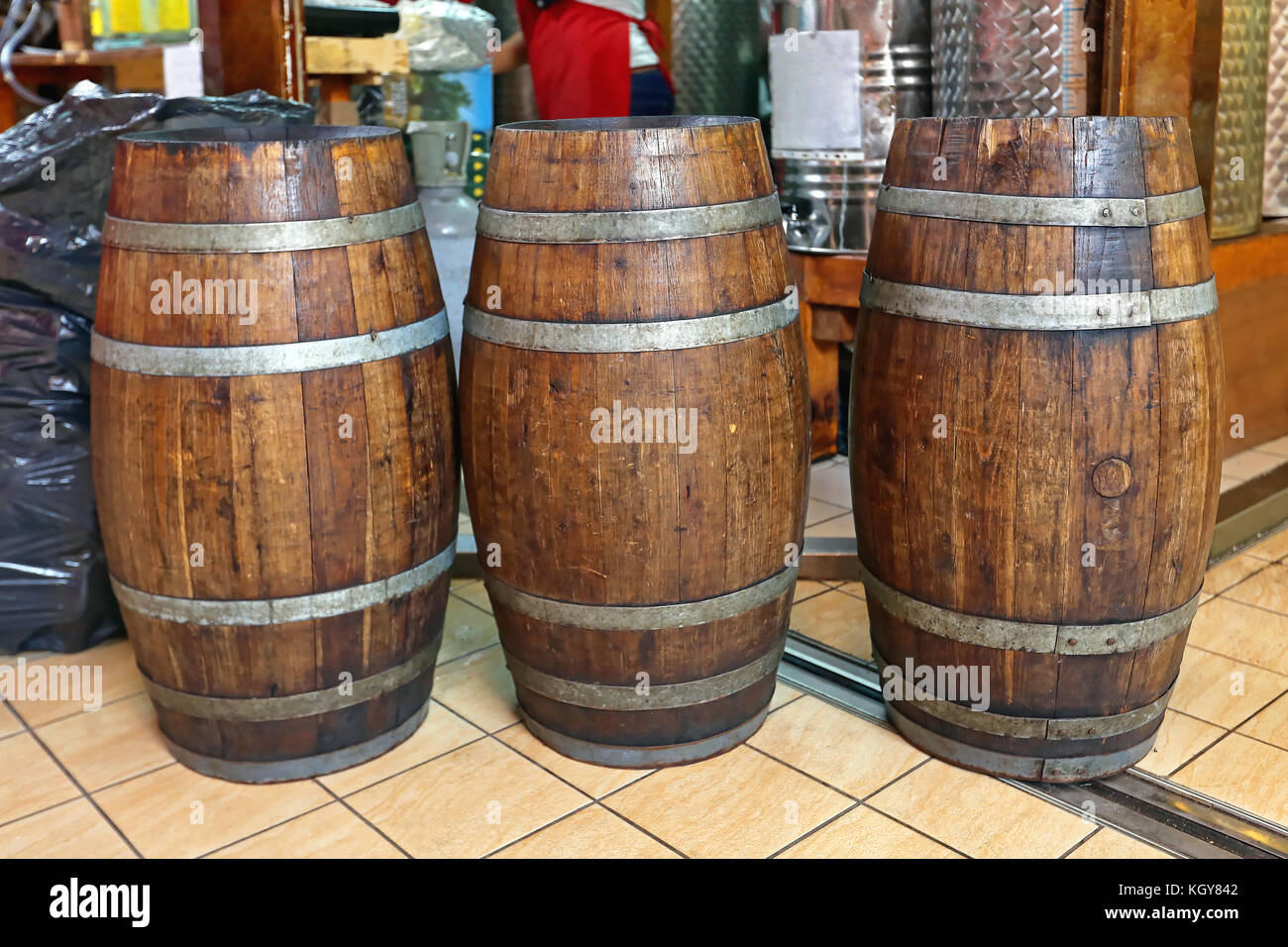 Olive oil barrel hi-res stock photography and images - Alamy
