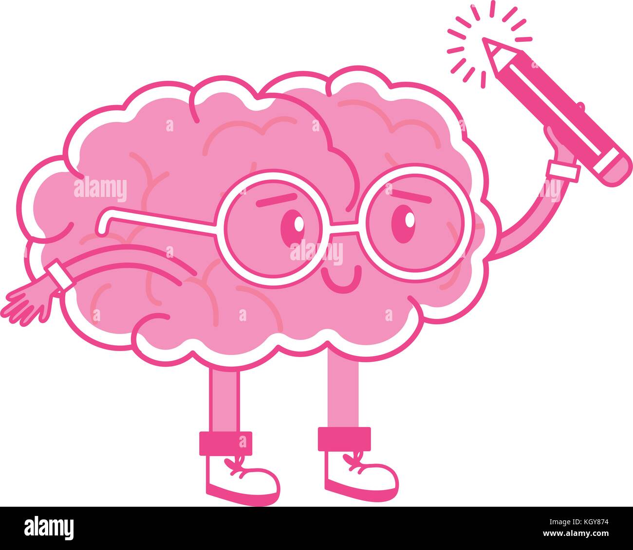 Brain cartoon design Stock Vector Image & Art - Alamy