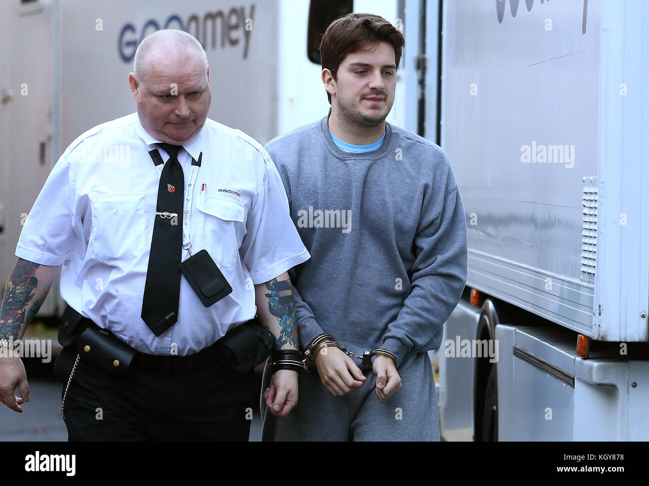 Daryll Rowe arrives at Lewes Crown Court this morning 10th November ...