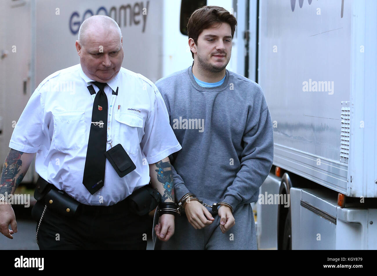 Daryll Rowe arrives at Lewes Crown Court this morning 10th November ...