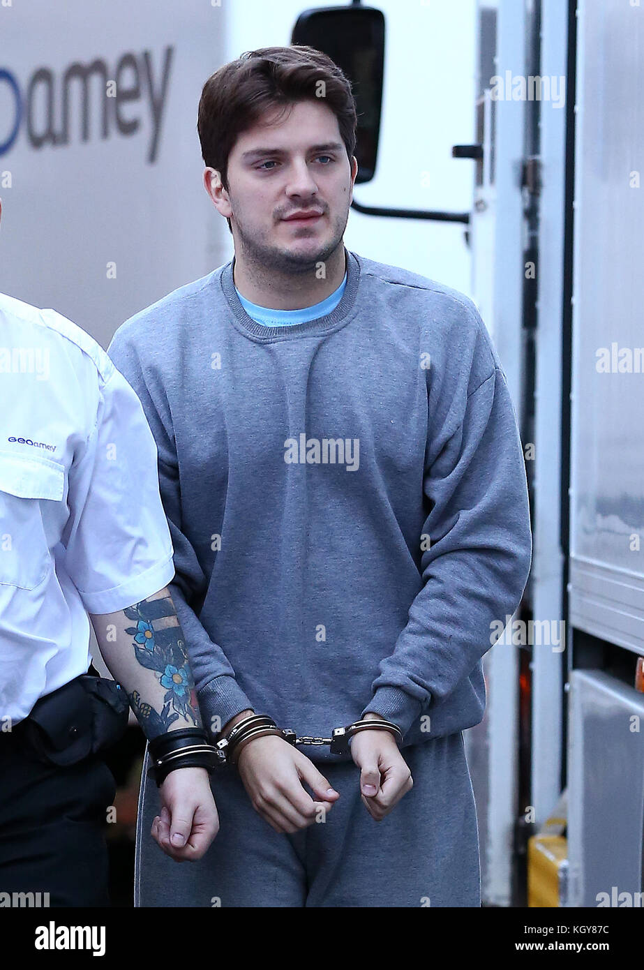 Daryll Rowe arrives at Lewes Crown Court this morning 10th November ...