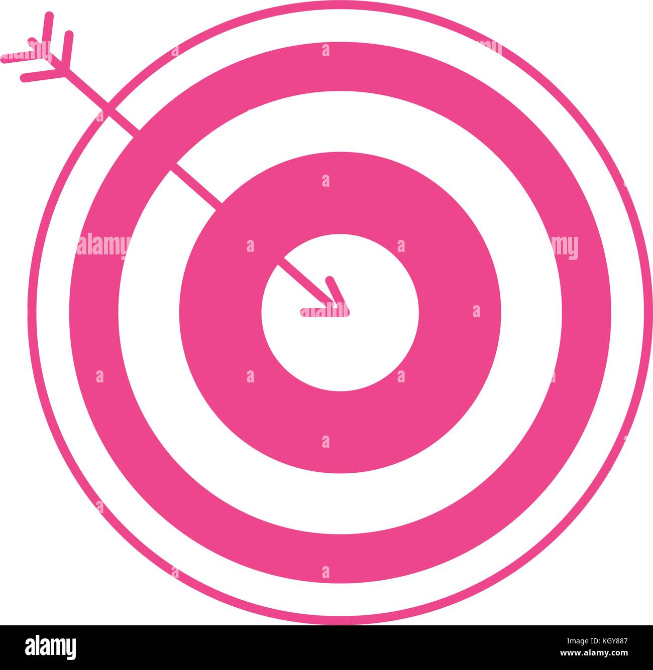 Isolated target design Stock Vector Image & Art - Alamy