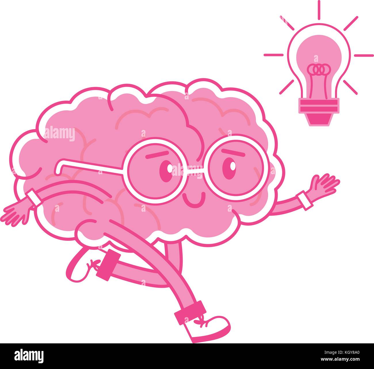 Brain cartoon design Stock Vector Image & Art - Alamy