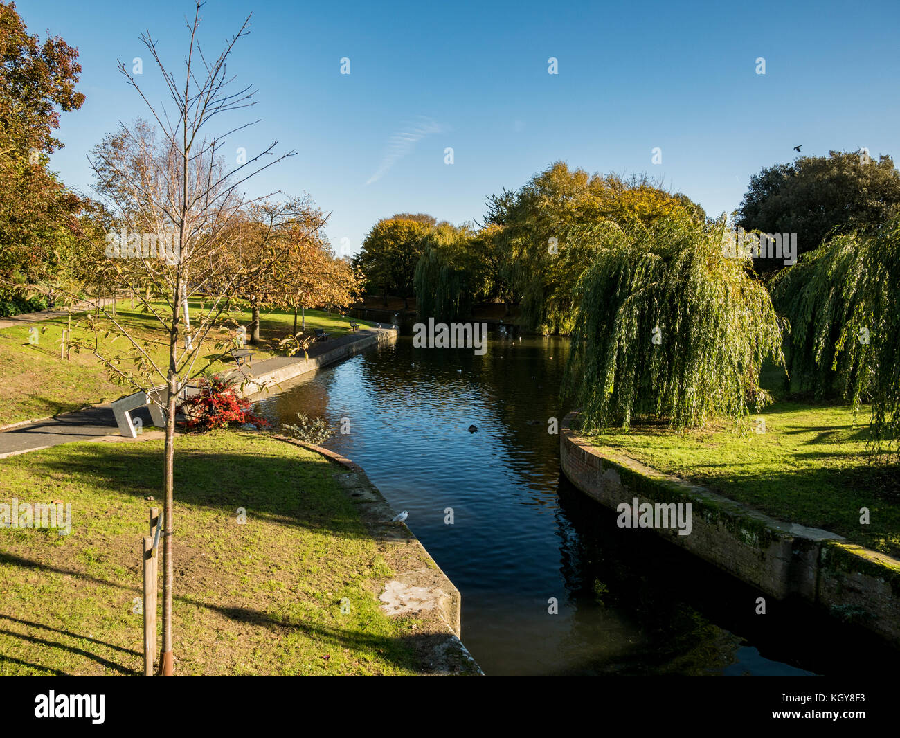 Royal military canal, Hythe, Kent, UK Stock Photo - Alamy