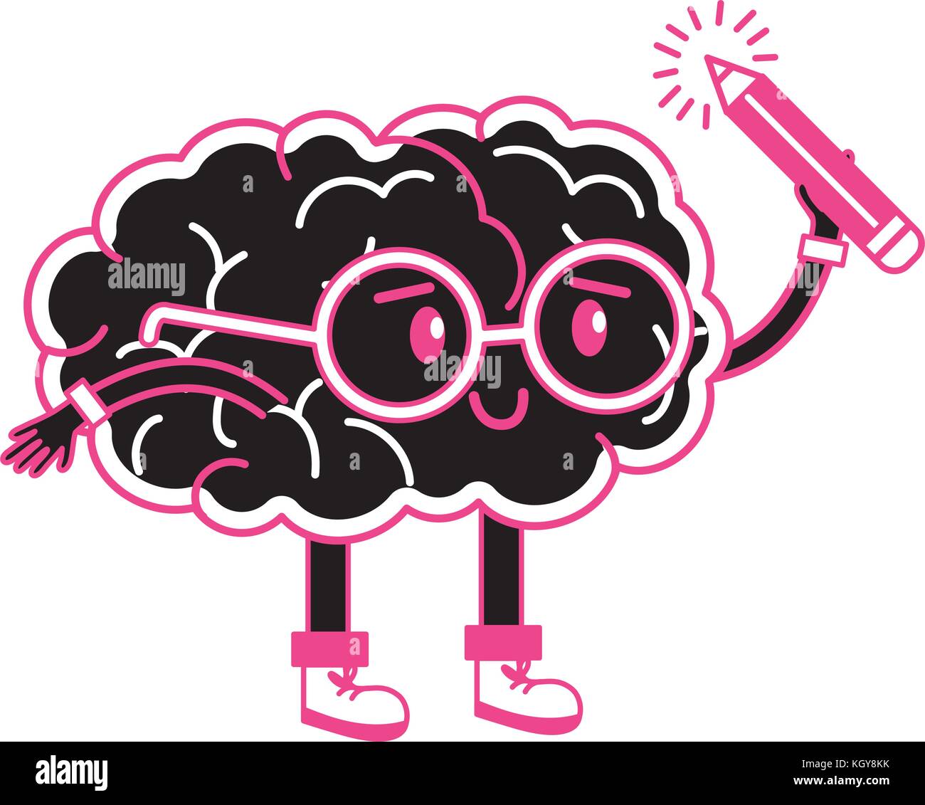 Brain cartoon design Stock Vector Image & Art - Alamy
