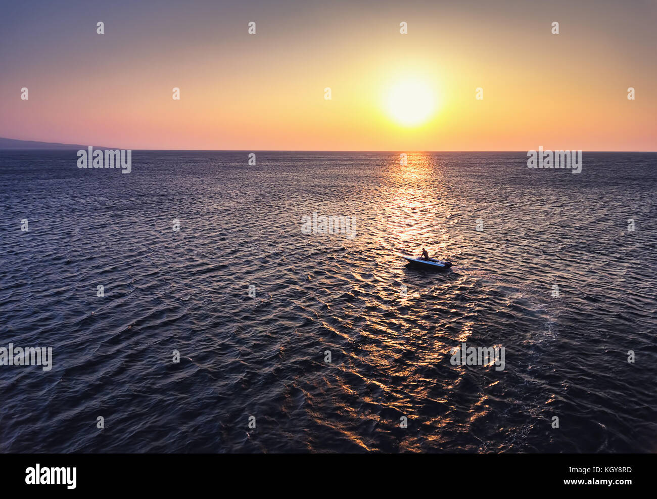 Fishing ship waves aerial hi-res stock photography and images - Alamy