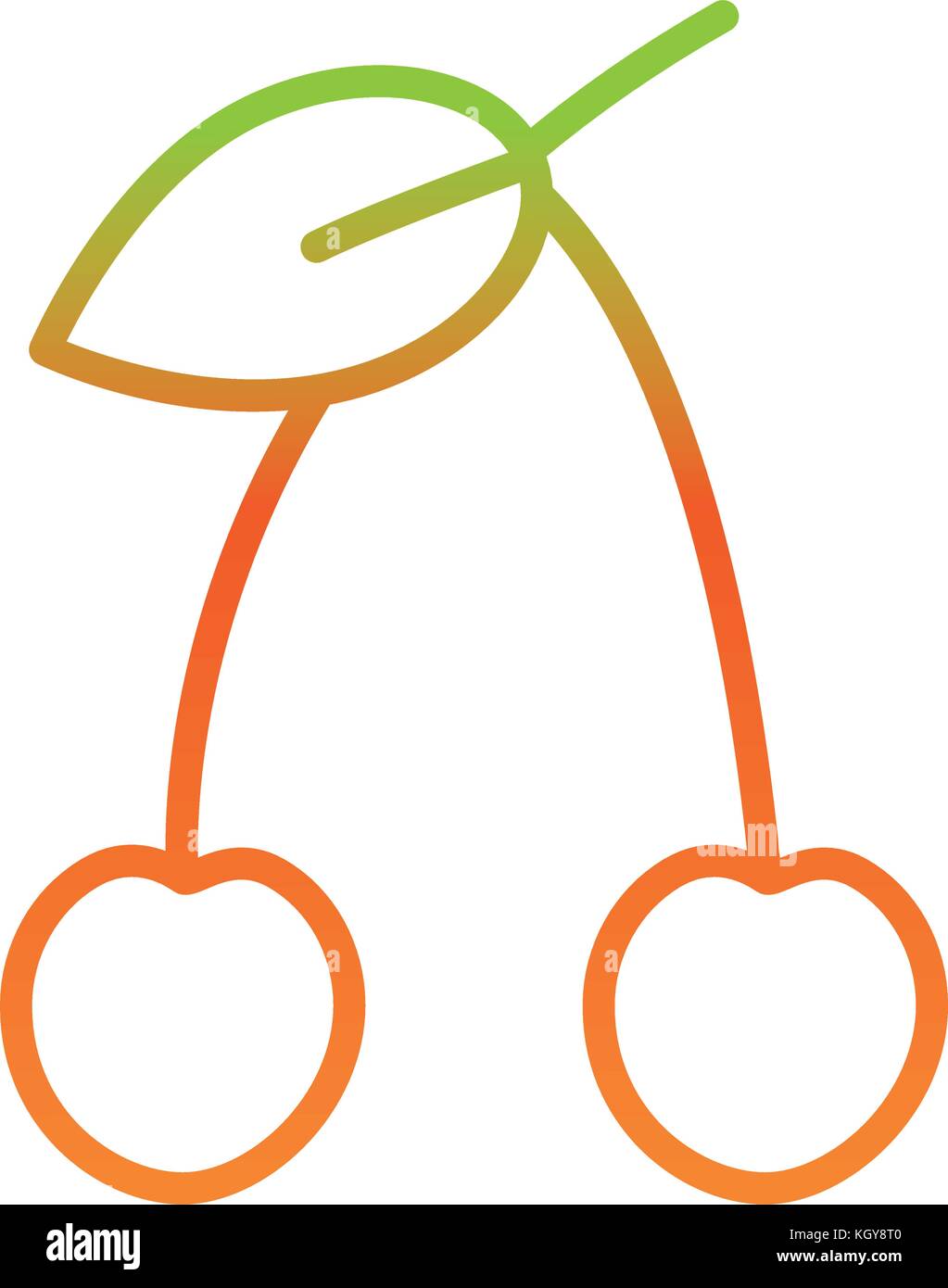 Isolated cherry design Stock Vector Image & Art - Alamy