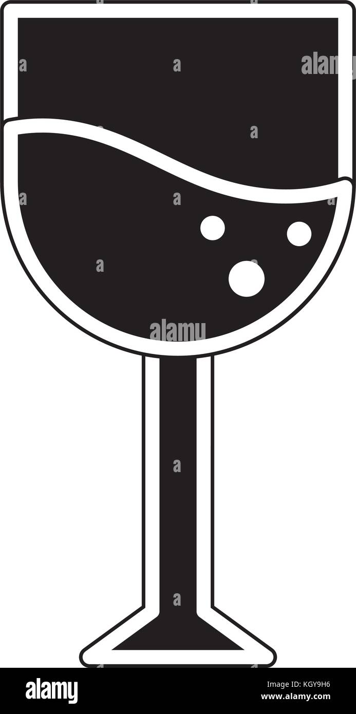 Isolated wine cup design Stock Vector Image & Art - Alamy
