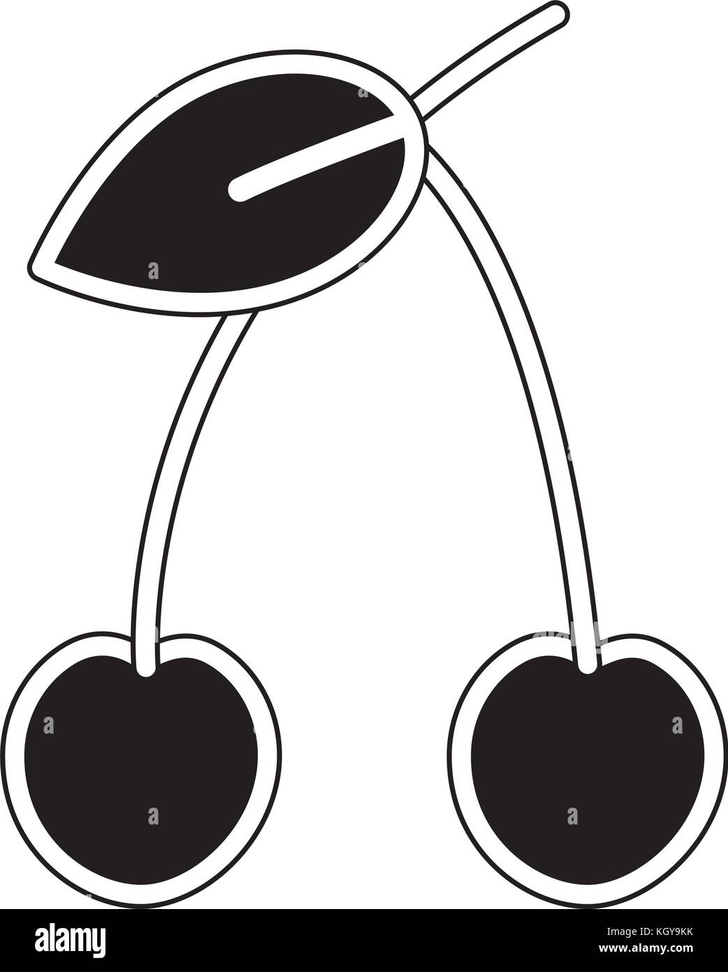 Isolated cherry design Stock Vector Image & Art - Alamy