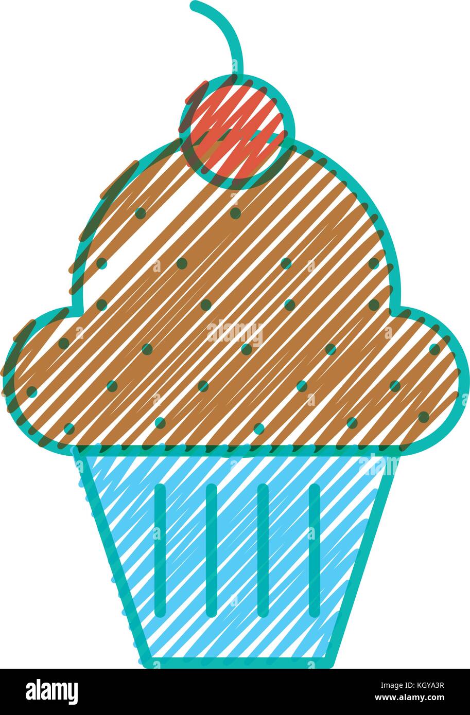 Isolated muffin design Stock Vector Image & Art - Alamy