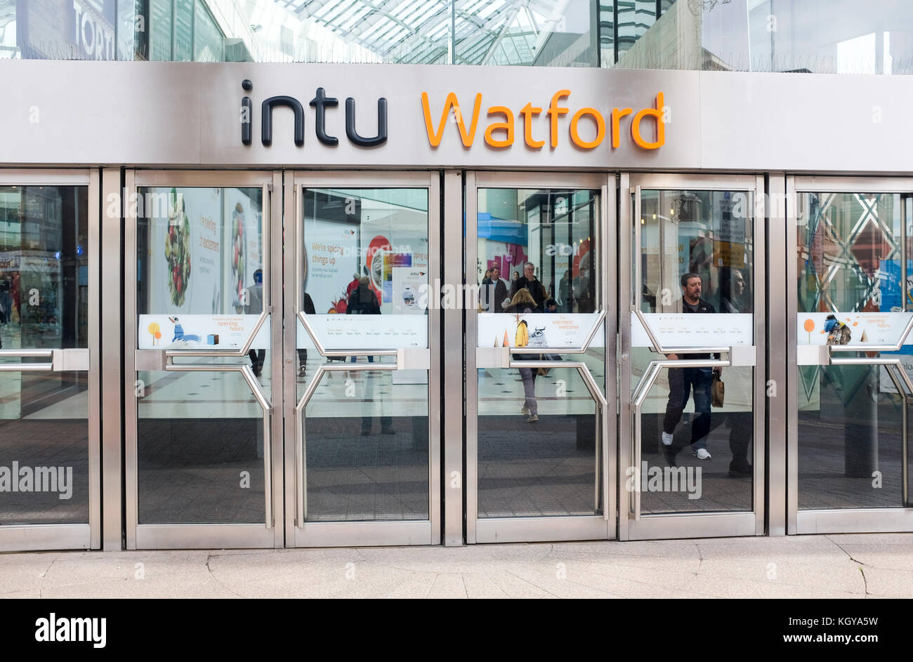 Intu shopping centre watford hi-res stock photography and images - Alamy