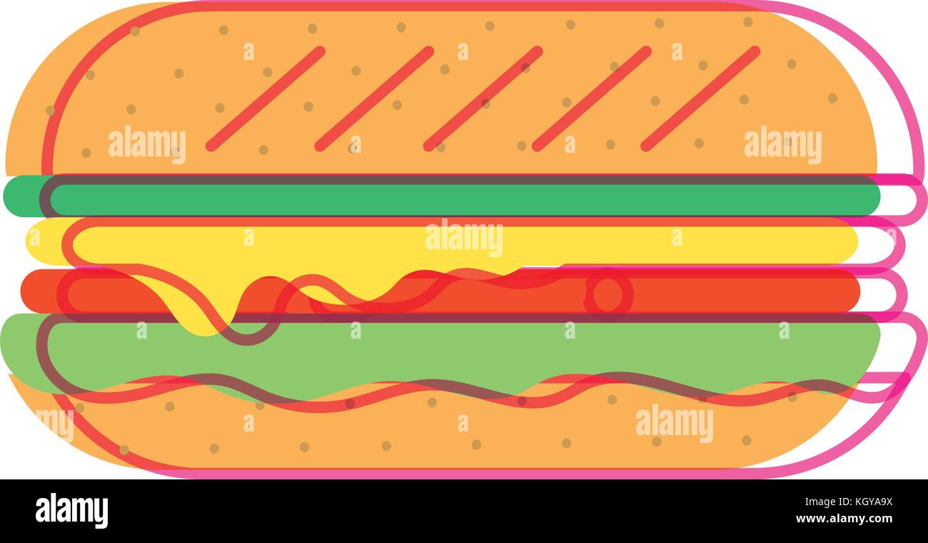 Isolated sandwich design Stock Vector Image & Art - Alamy