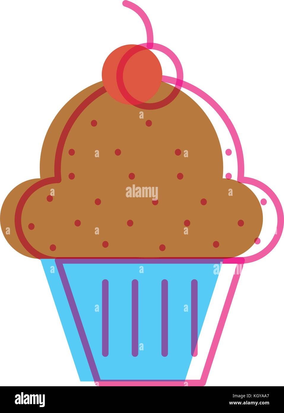 Isolated muffin design Stock Vector Image & Art - Alamy