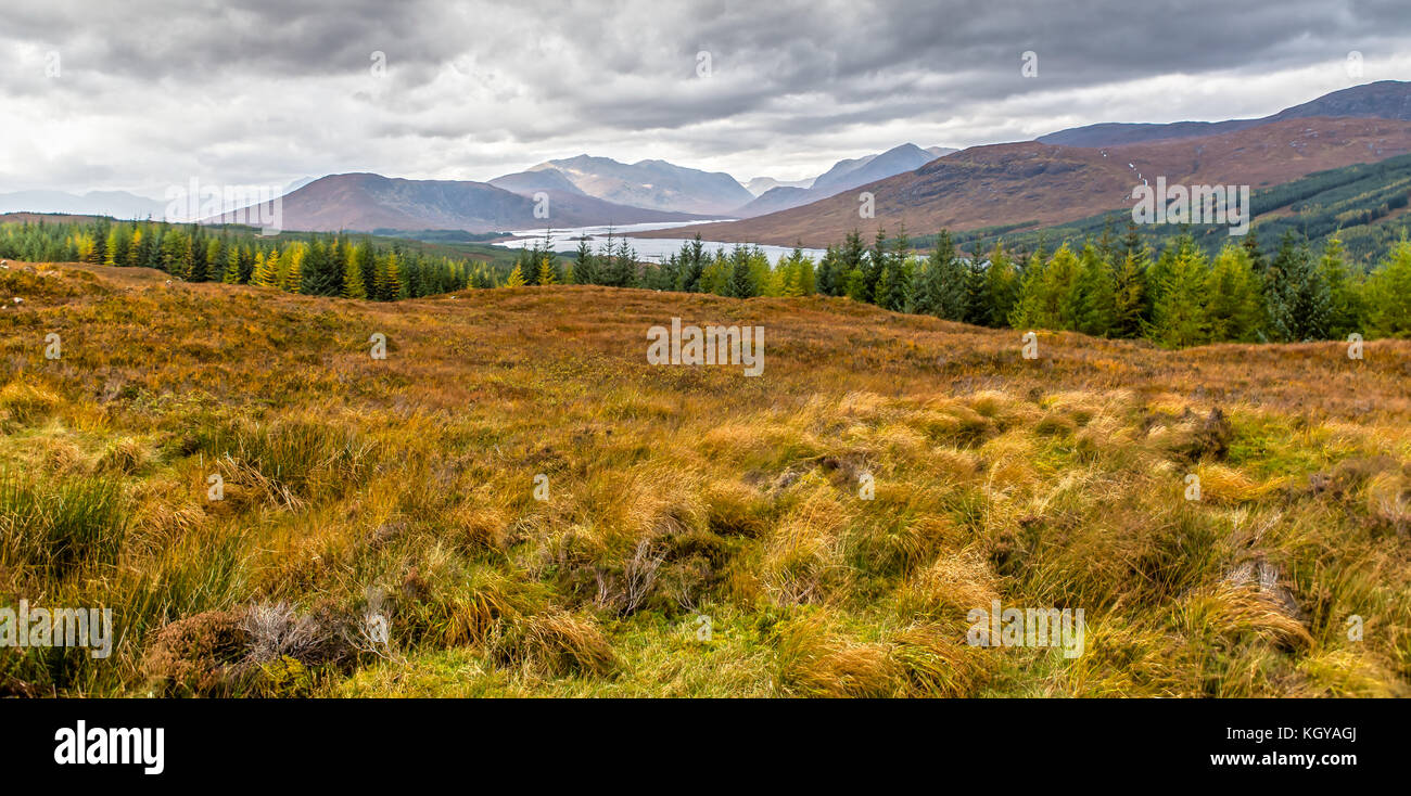 Scottish highlands panorama hi-res stock photography and images - Alamy