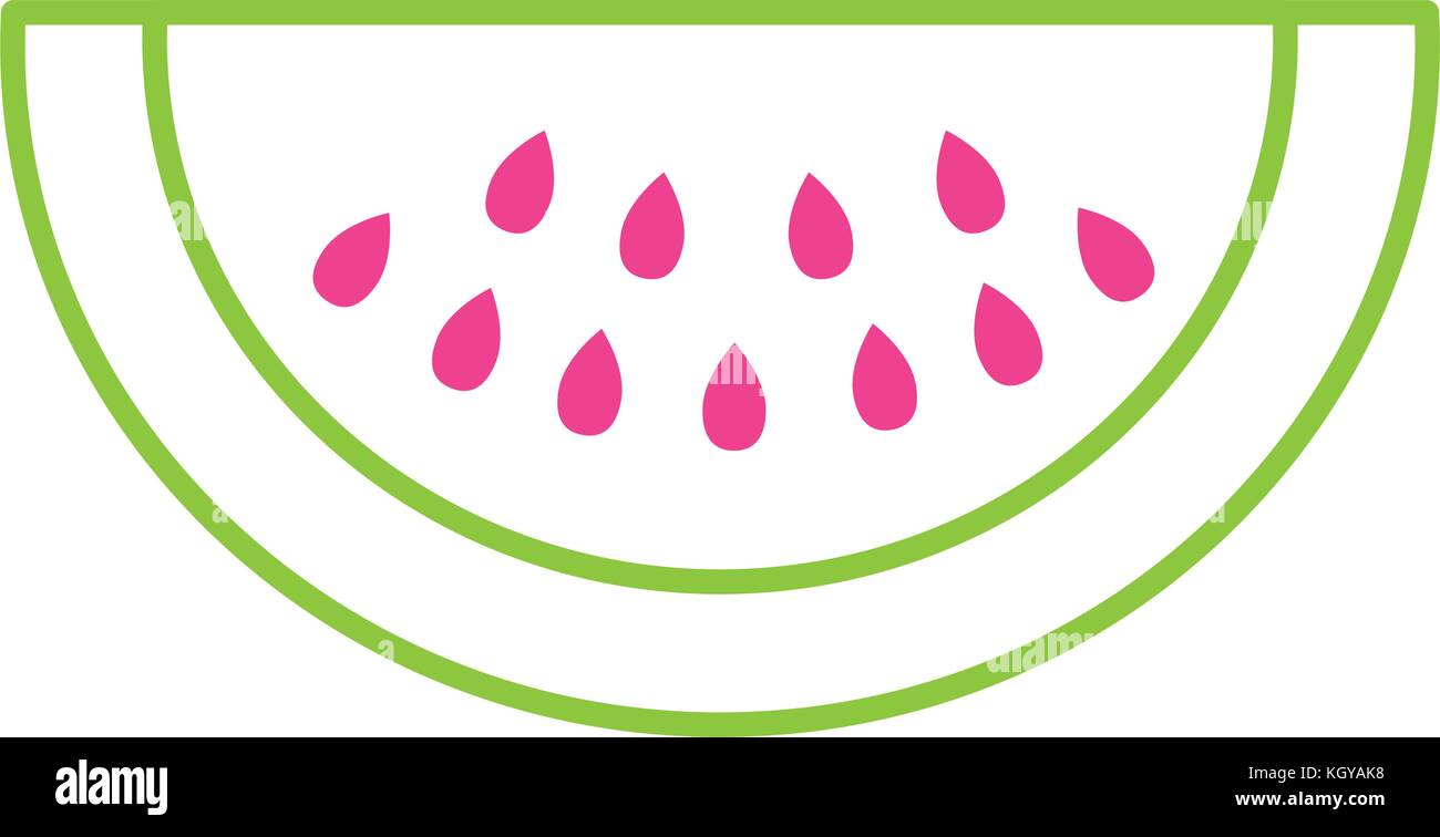 Isolated watermelon design Stock Vector Image & Art - Alamy