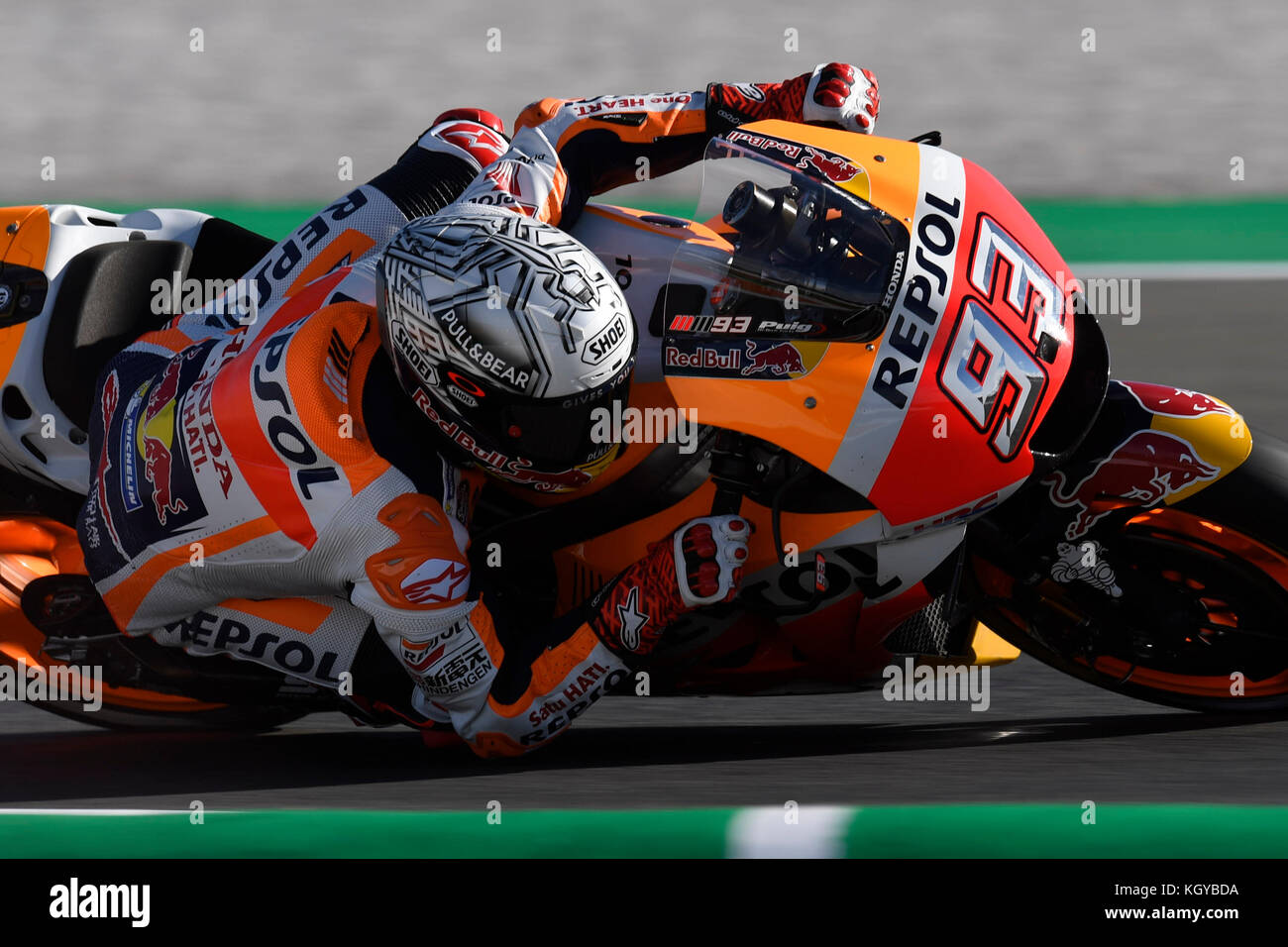 Valencia, Spain. 10th Nov, 2017. #93 Marc Marquez (Spanish) Repsol ...
