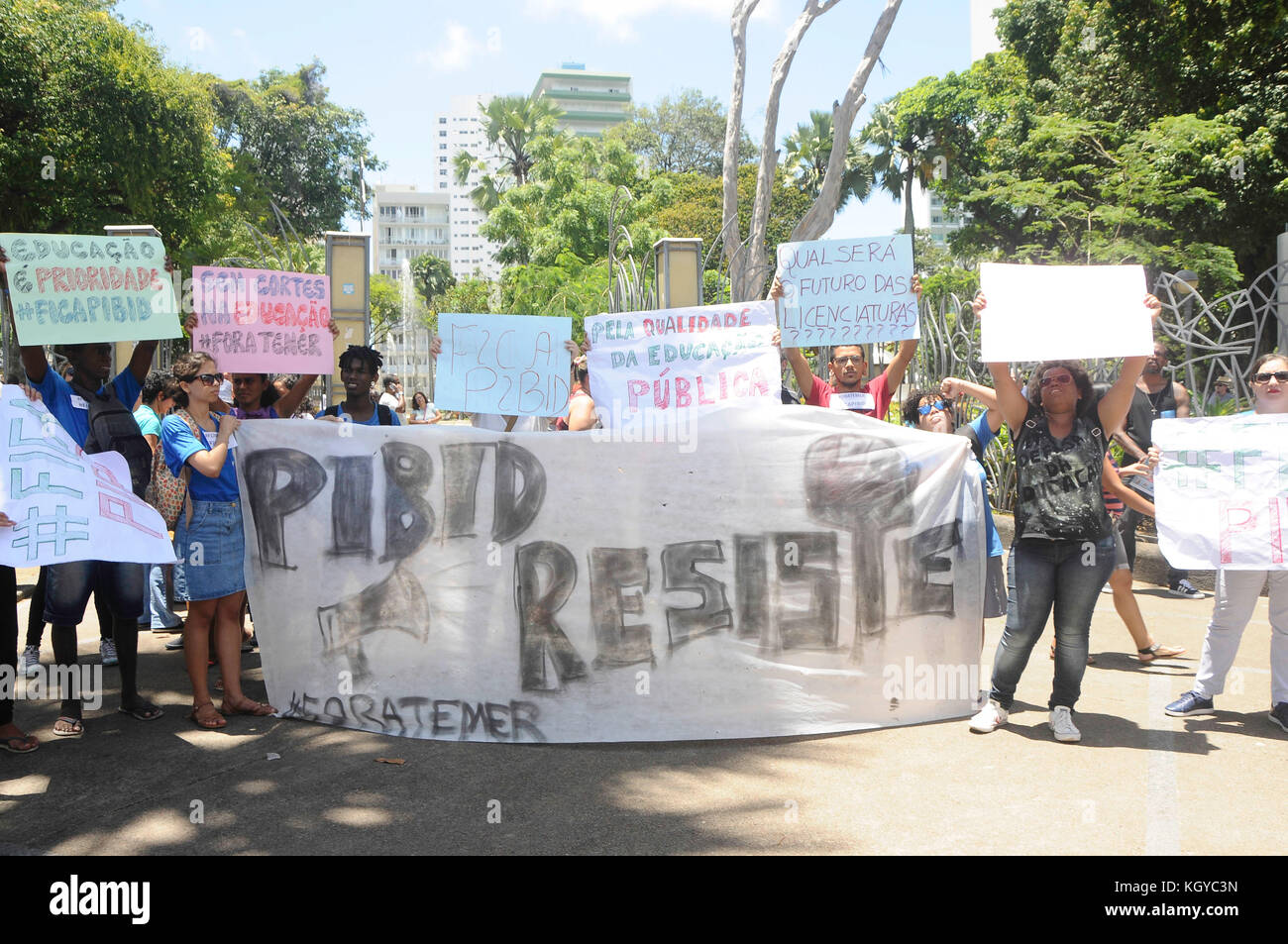 Salvador, Brazil. 10th Nov, 2017. National Day of Mobilization against ...